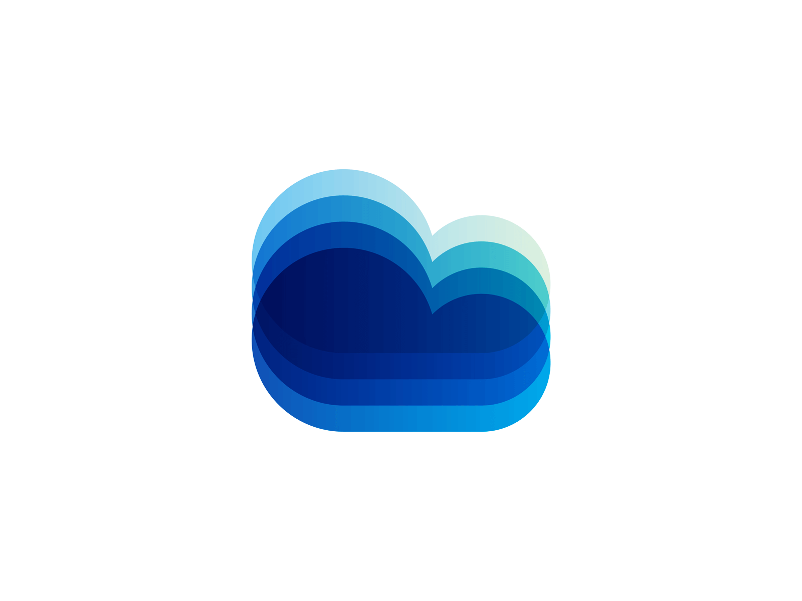 Cloud icon for digital ecosystem logo design symbol by Alex Tass, logo ...